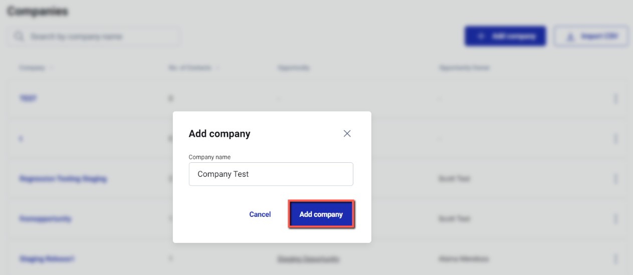 How do I add companies?